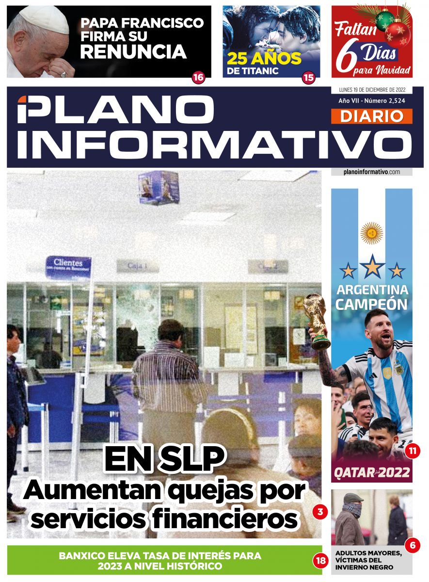 Plano Informativo único periódico de San Luis Potosí que actualiza las ...
