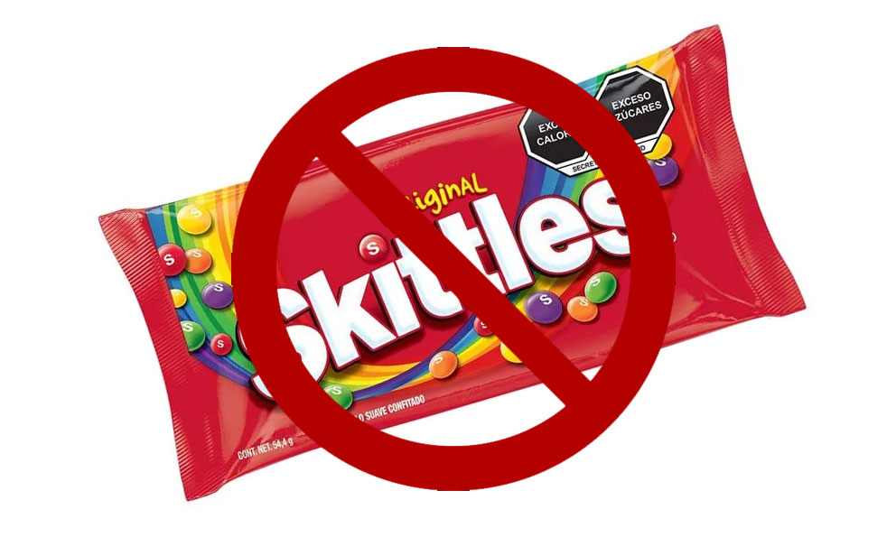 Por aditivos cancerígenos, California prohíbe Skittles y otros 12 mil ...