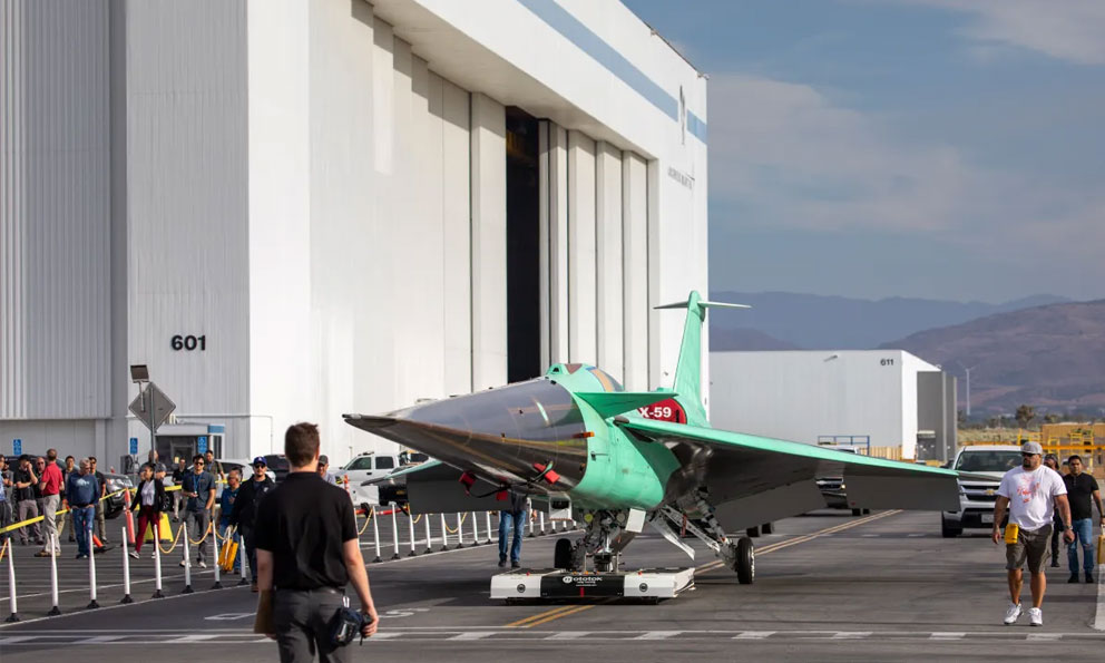 La NASA anticipa el primer vuelo del avión experimental X-59 para 2024