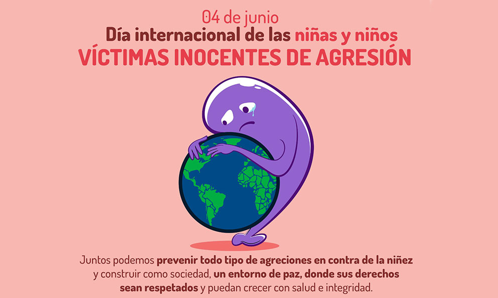 Día Internacional de las Niñas y Niños Víctimas de Agresión