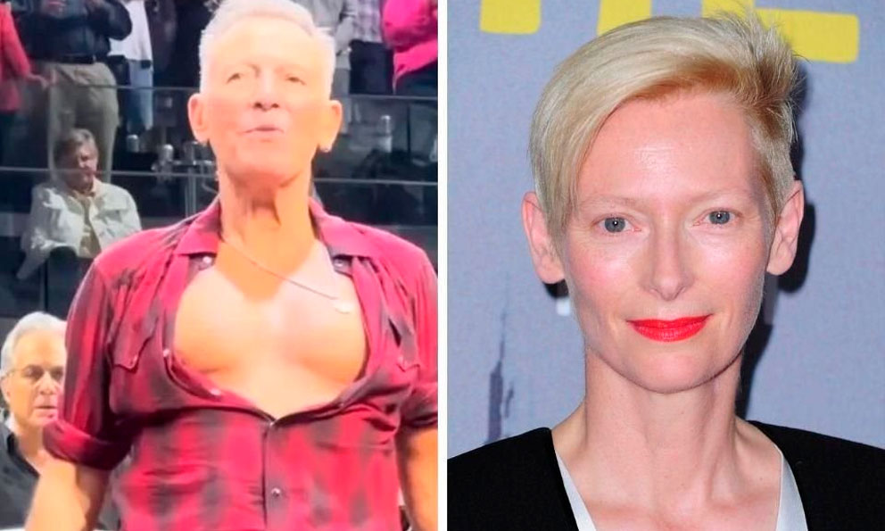 Retoma Springsteen shows; lo comparan con Tilda Swinton