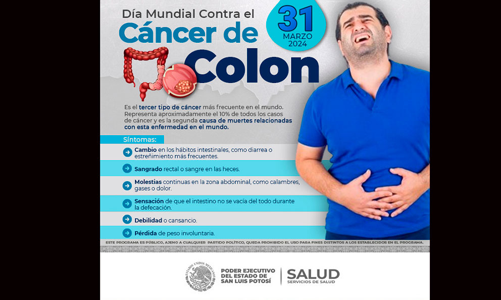 Cáncer de colon, uno de los más frecuentes