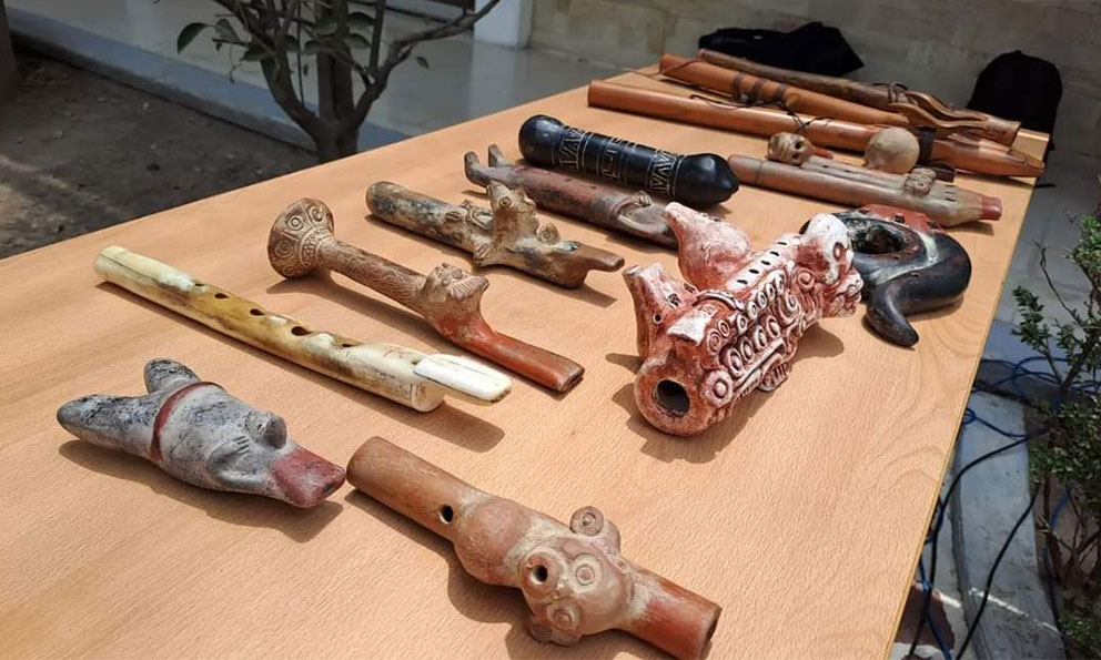 Charla-concierto de instrumentos prehispánicos