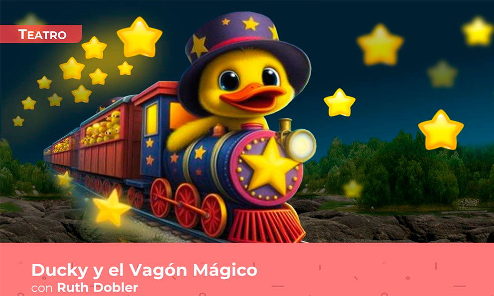 ‘Ducky y el vagón mágico”, este jueves, en el teatro de Soledad