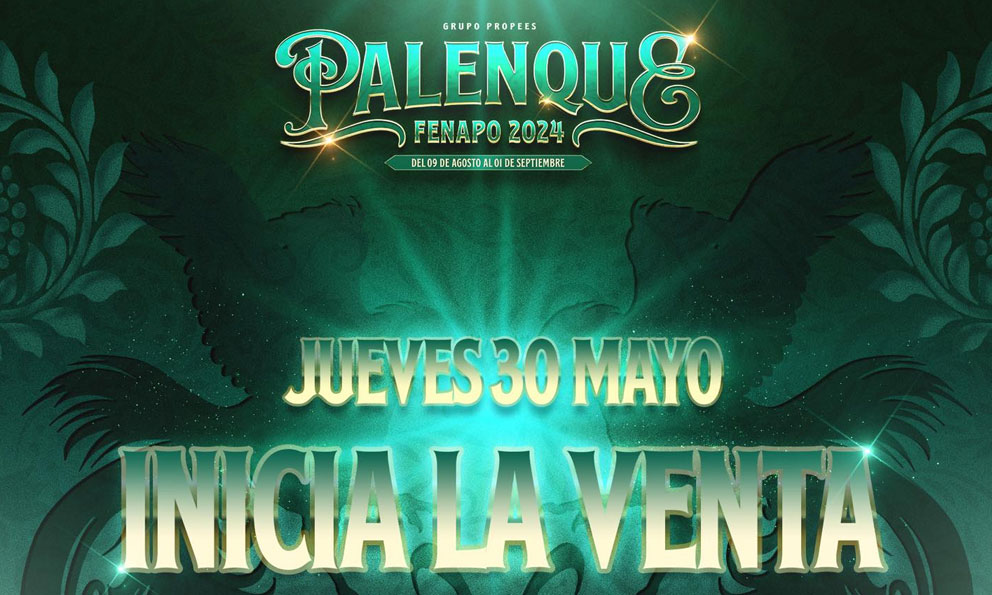 Arranca venta de boletos para el Palenque de la FENAPO 2024