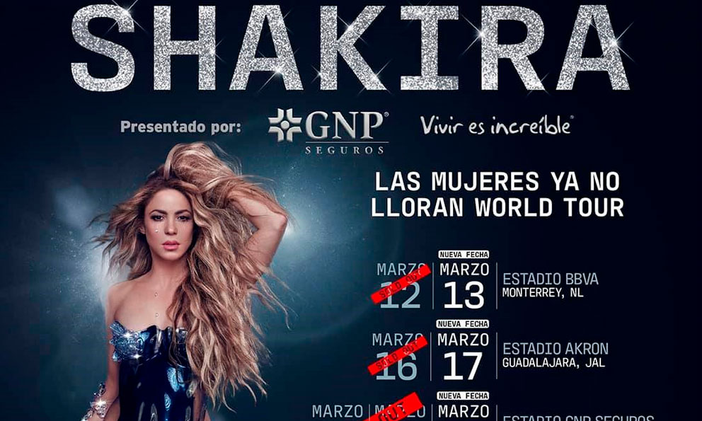 Shakira hace 'sold out' y abre segunda fecha para concierto en Monterrey