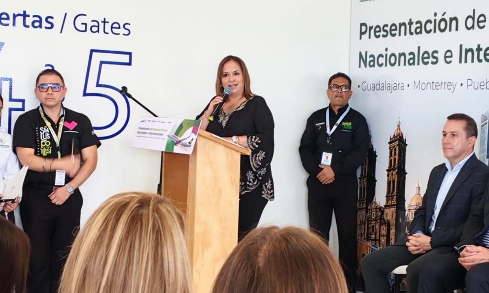 Nuevas rutas aéreas fortalecen intercambio comercial y turístico de SLP