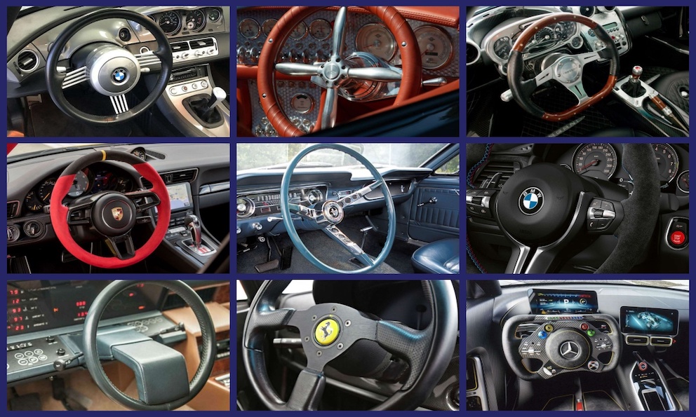 Los volantes de autos más impresionantes de la historia