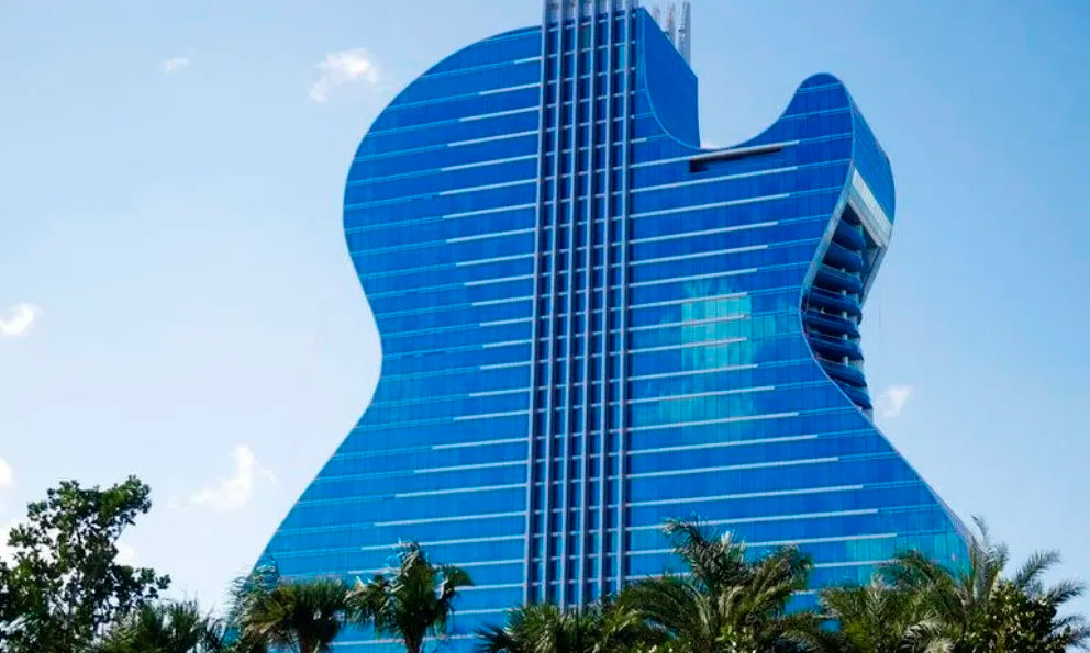 Hard Rock construirá en Las Vegas su icónico hotel con forma de guitarra