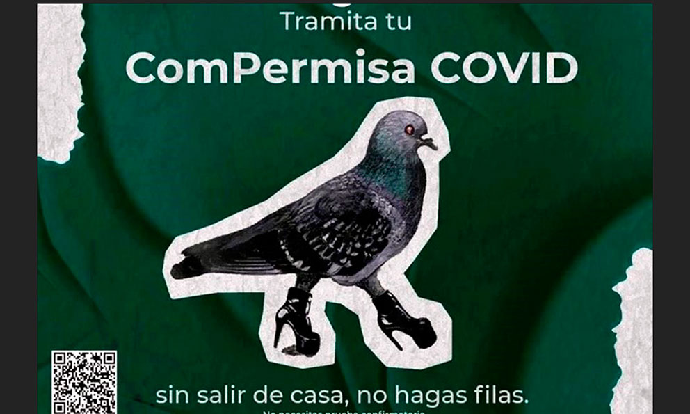 Usa IMSS meme para tramitar permiso Covid