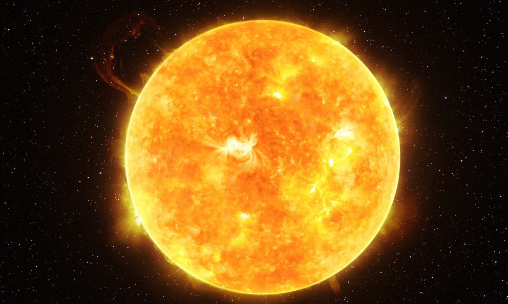 Puntos brillantes del Sol pueden formarse por granulación