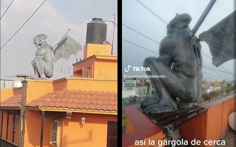 Viralizan extraña 'gárgola' de Chimalhuacán; despejan el mito que rodea ...
